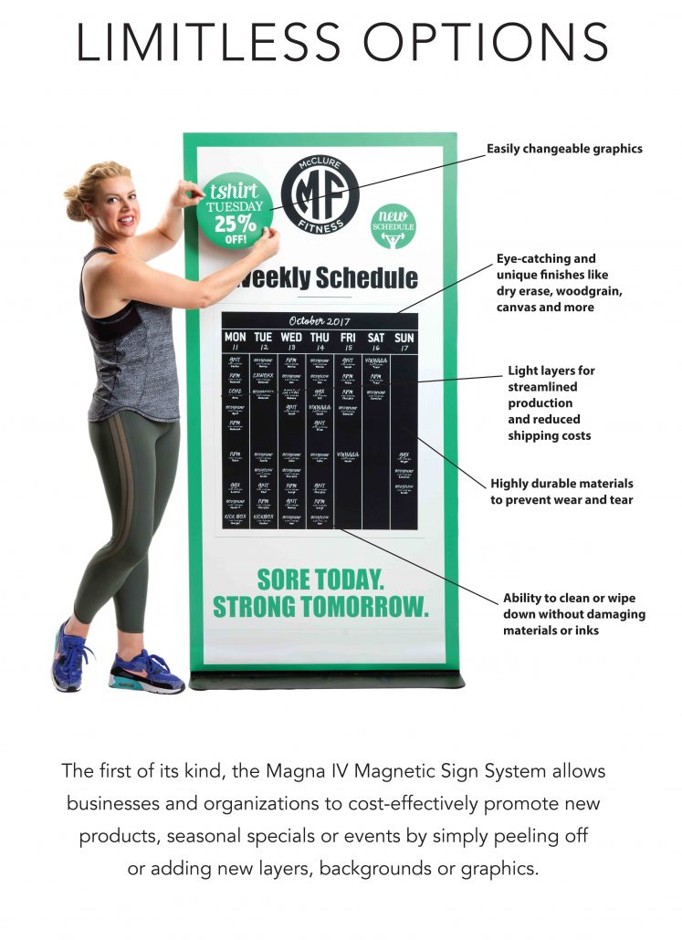 Introducing The New Magnetic Sign System!