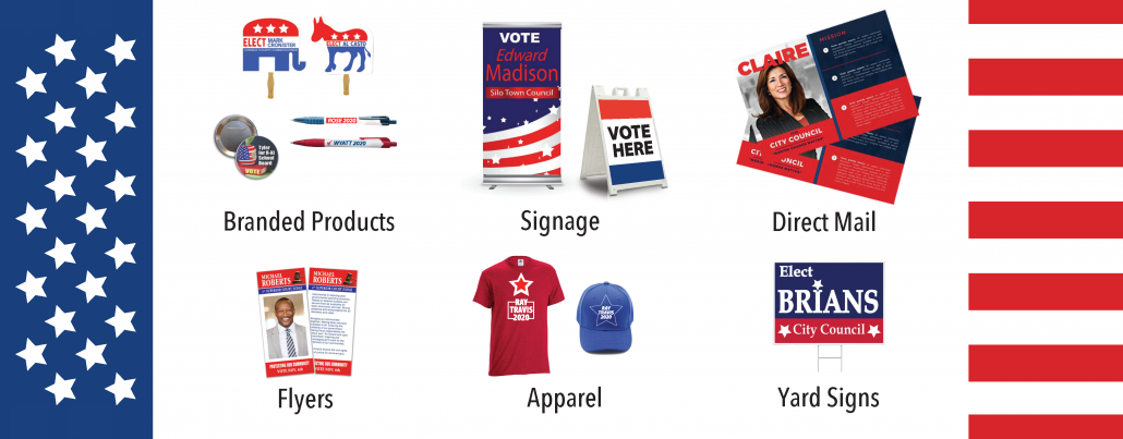 Political Print Items To Help You Win Big At The Ballot Box